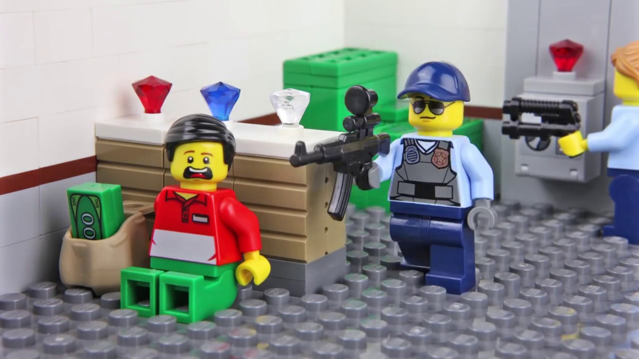 Lego Bank Robbery Invisible Man) - YouTube