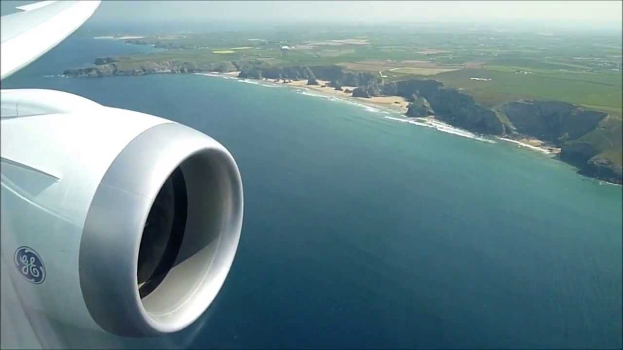 Thomson B787 overwing view! Takeoff from Manchester and view of ...