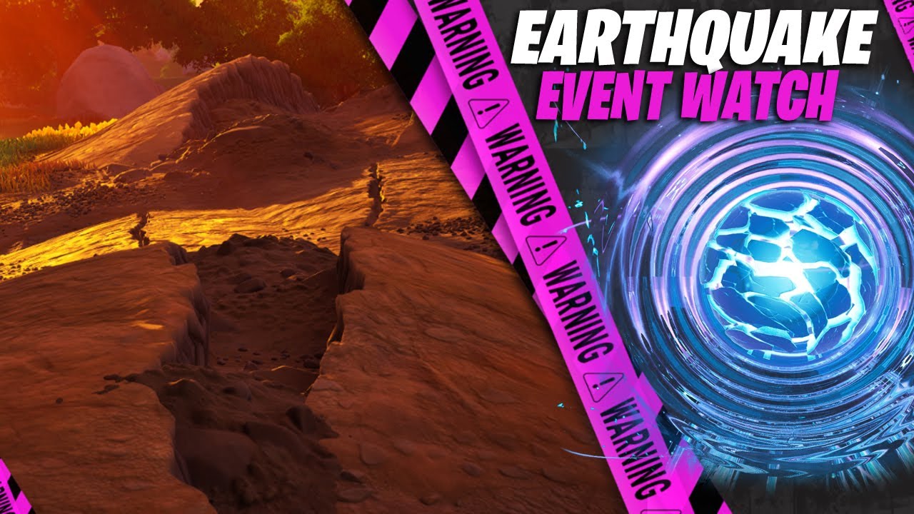 FORTNITE : EARTHQUAKE Event Watch Live ( NEW Quakes Happening in Game ...