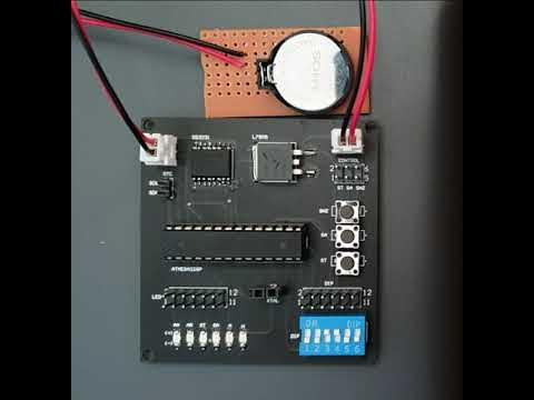 Alarm clock using ATMega328P - YouTube