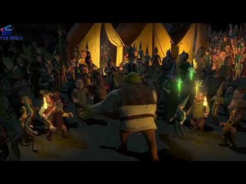 Şrek 1 | Şrekin Yemeği Bölünüyor | HD