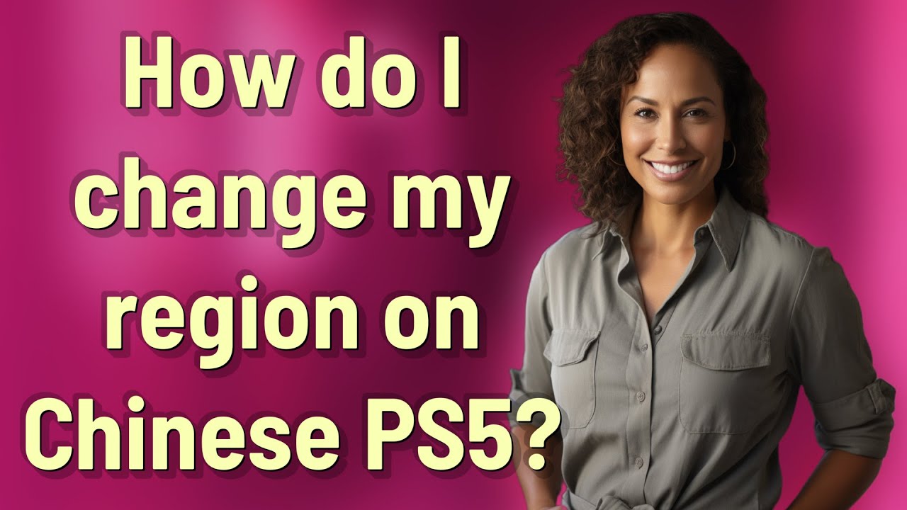 How do I change my region on Chinese PS5? - YouTube