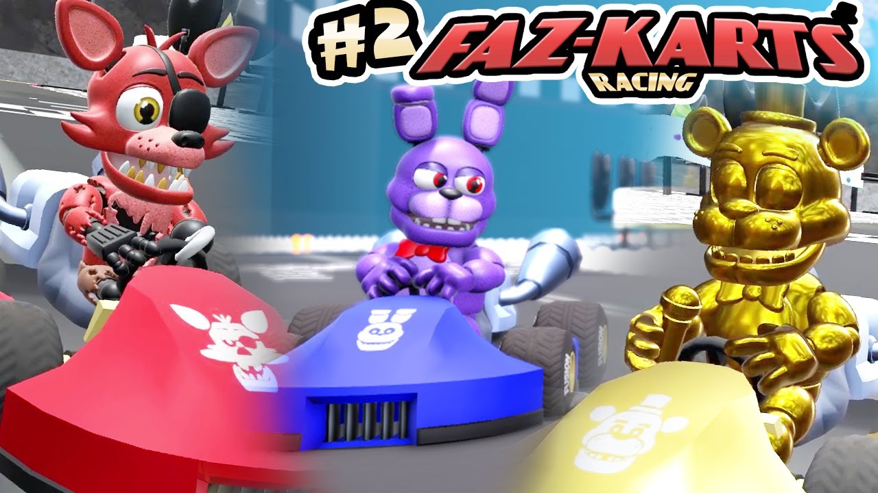 CARRERAS de FNAF con iTown, Inuya y Pepe | Faz-Karts Racing #2 - GG ...