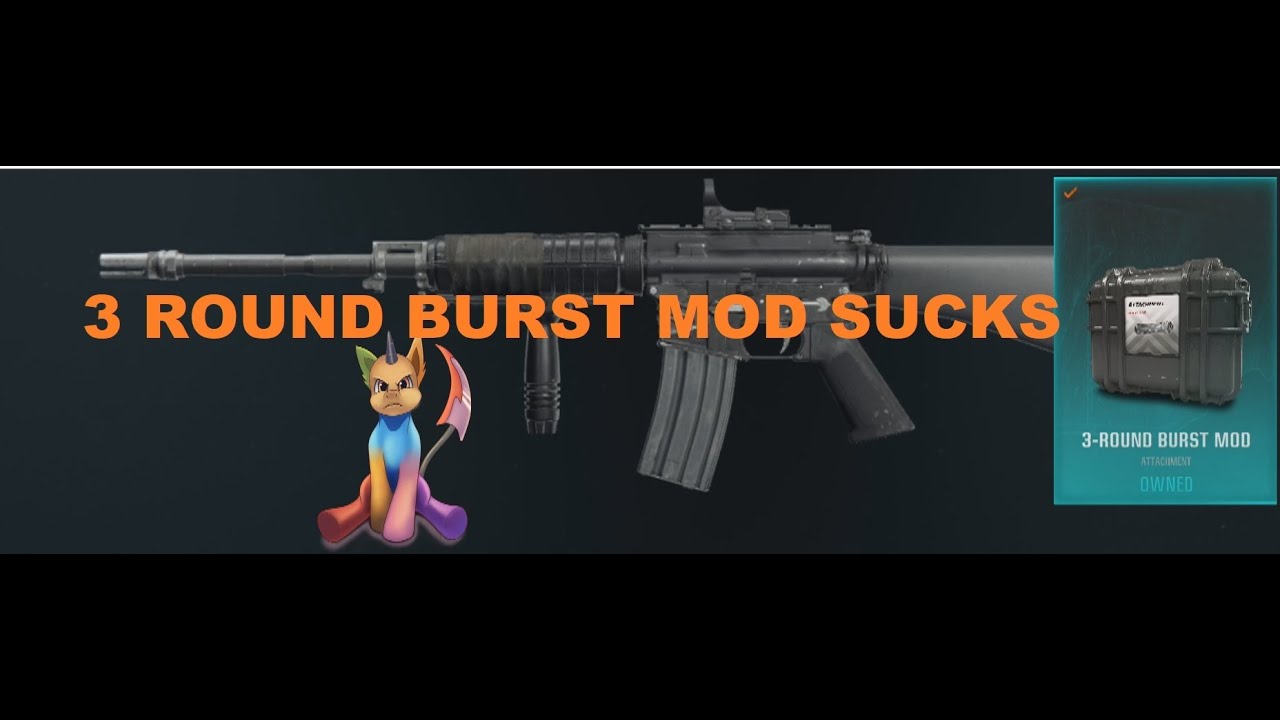 3 Round Burst Mod Sucks - YouTube