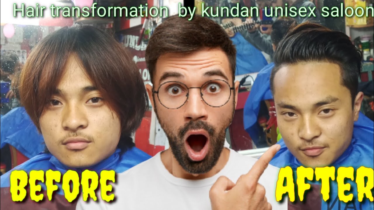 HAIR TRANSFORMATION/// new trending haircut for boys//just watch his ...