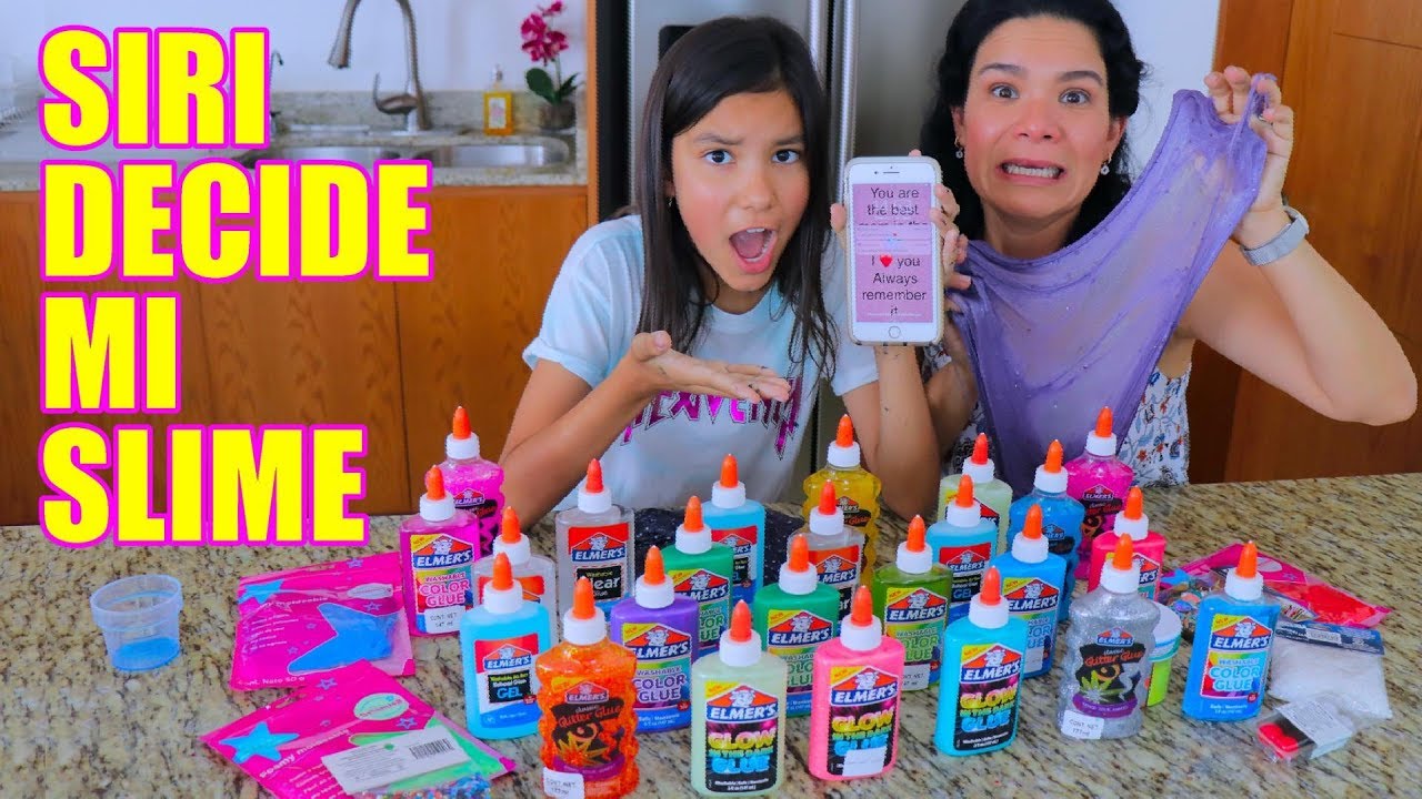 SIRI DECIDE MI SLIME | AnaNana Toys - YouTube