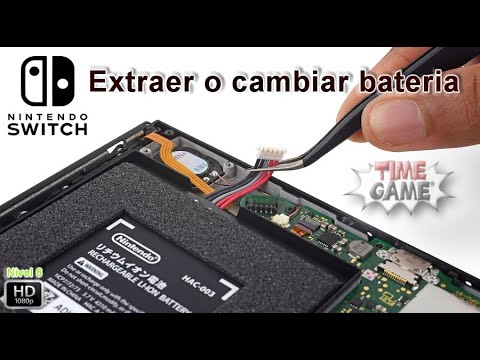 Como quitar o cambiar la bateria de Nintendo Switch - YouTube