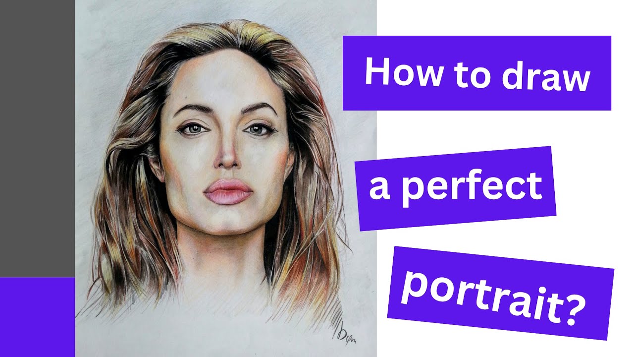 How to draw a perfect portrait? (part 1) - YouTube