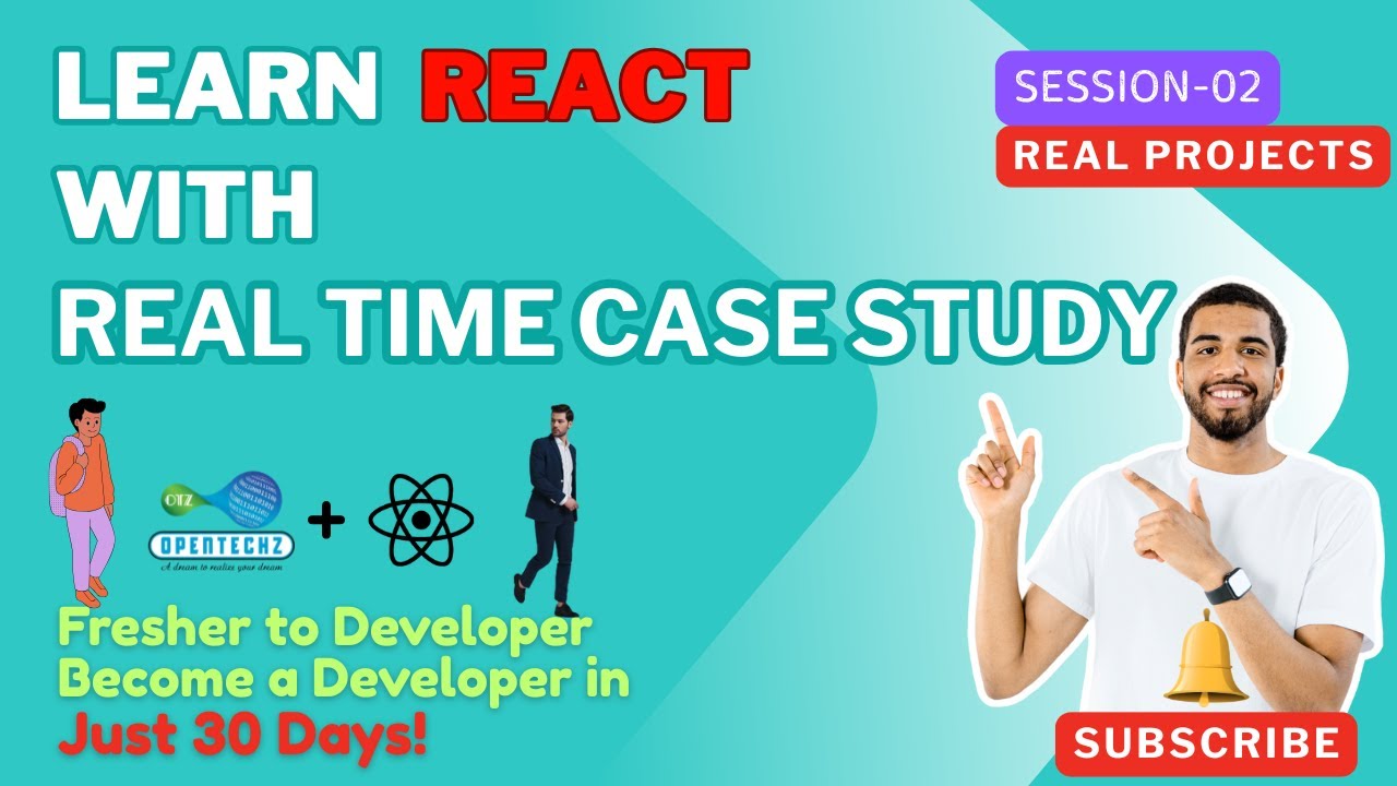 React Tutorial– Interview-Oriented | Real-Time Projects | Case Study Based Training | Opentechz ...