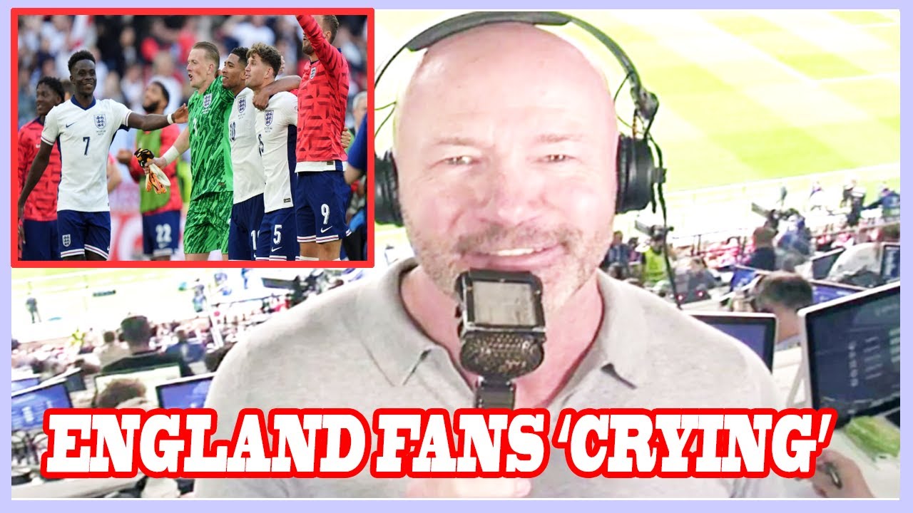 England fans ‘crying’ at Alan Shearer’s four-word ‘most iconic line in ...