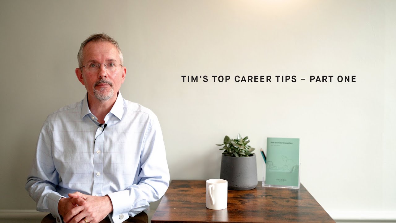 Tim's top career tips - part one - YouTube