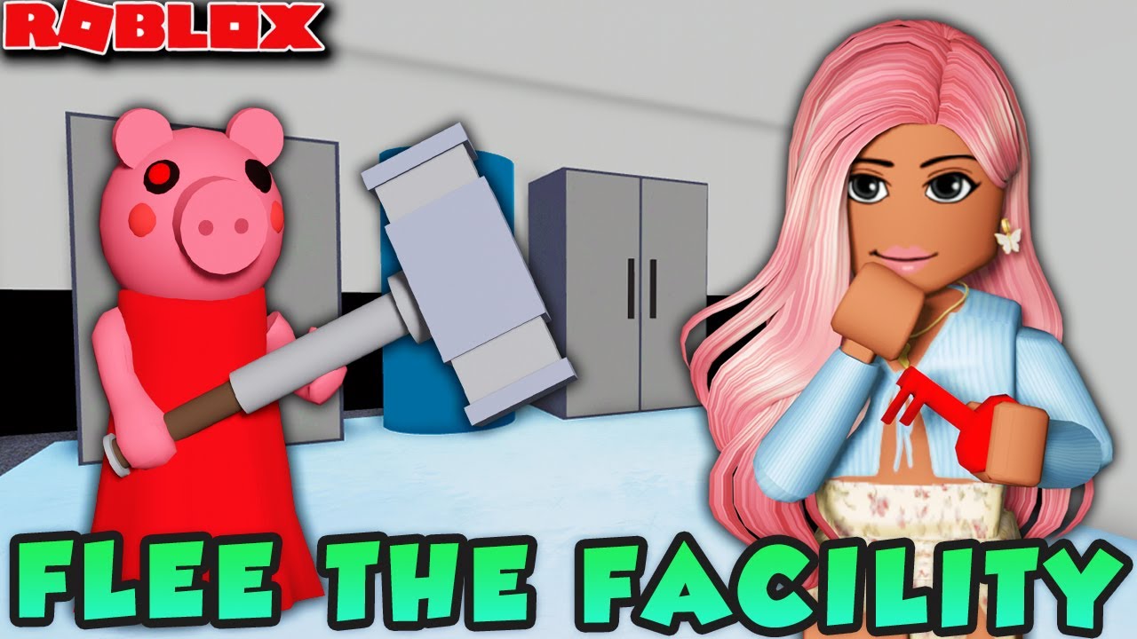 PIGGY BECAME THE BEAST ON FLEE THE FACILITY | Roblox - YouTube