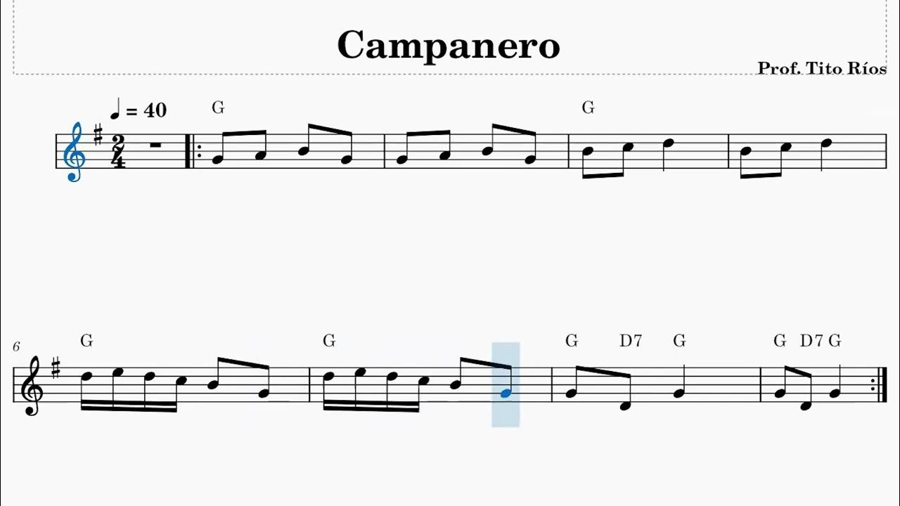 Campanero - Tutorial Flauta - YouTube