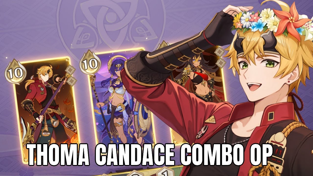 Thoma With Candace Creates Tons Of Shields And Damage! | Genshin TCG ...