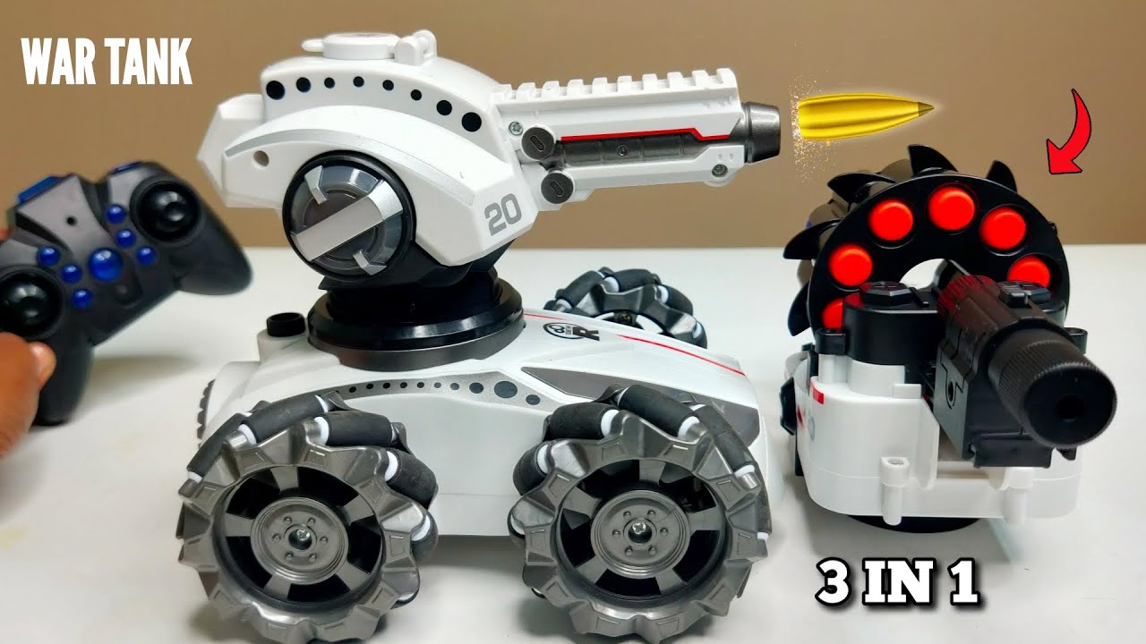 Fastest RC 3 Head Multifunction Tank Unboxing & Testing - Chatpat toy ...