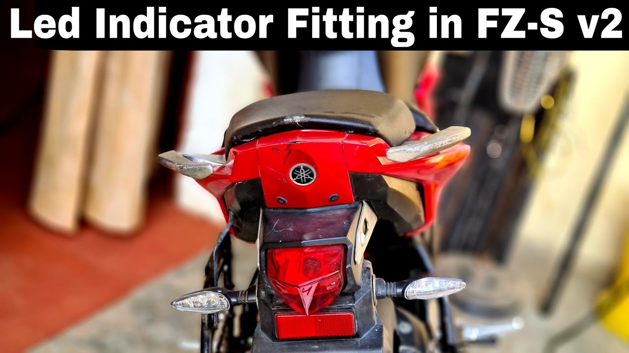 FZ-S v2 Installed KTM Led Indicator with Flasher || Perfect Look after ...