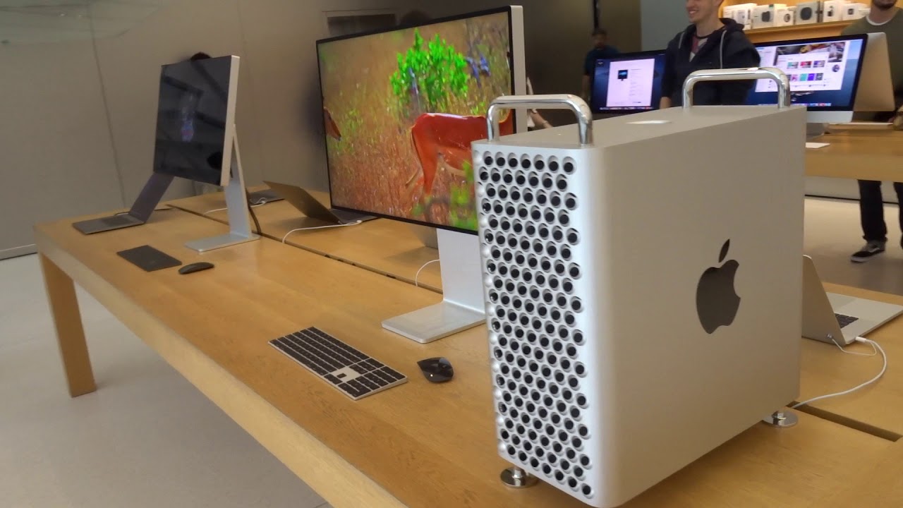 Apple Mac Pro at San Francisco Apple Store - YouTube