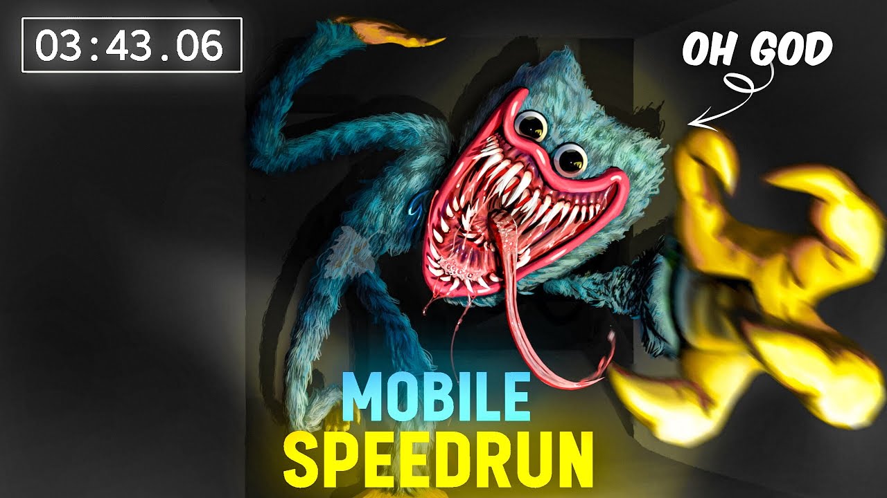 POPPY PLAYTIME WORLD RECORD SPEEDRUN 🥵!!! ( Poppy playtime chapter 1 ...