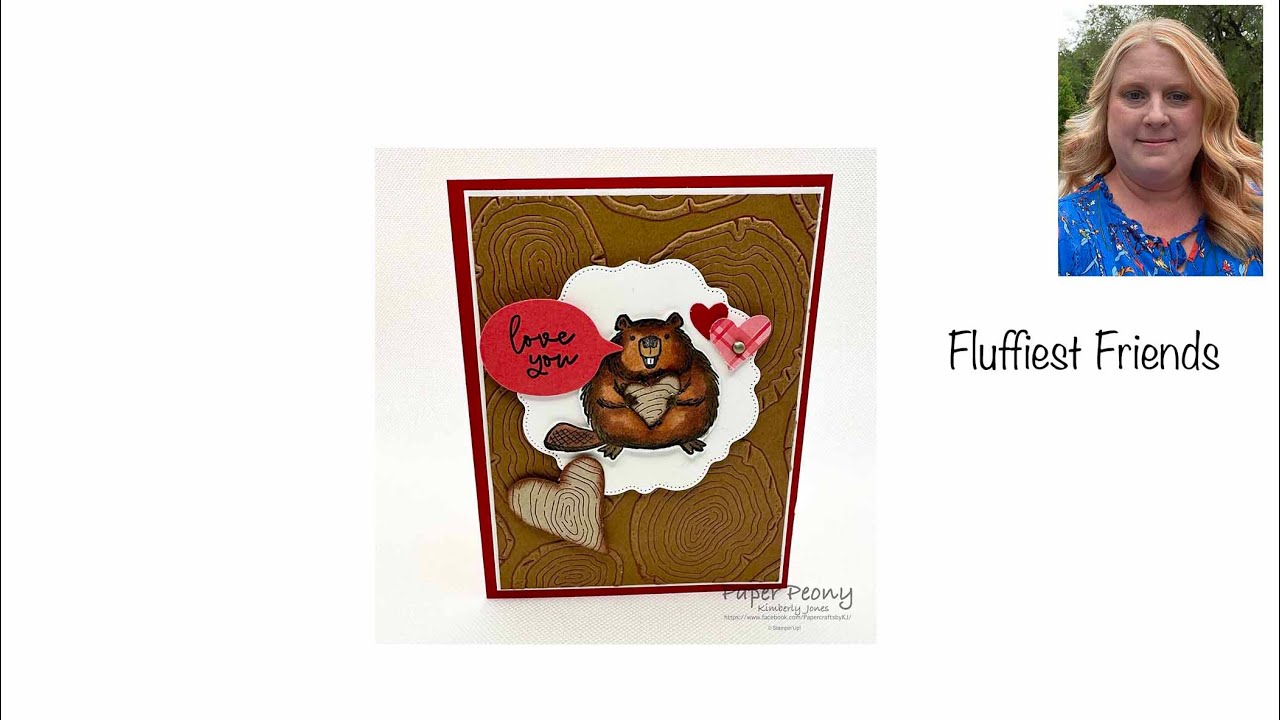 “Fluffiest Friends” with tree ring embossing folder Stampin’ Up - YouTube