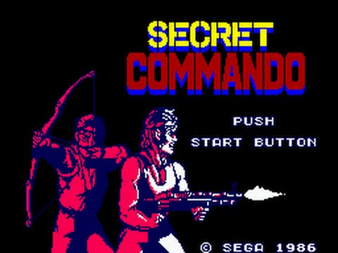 TOP 100 SEGA MASTER SYSTEM | SECRET COMMAND / COMMANDO / RAMBO (SEGA ...