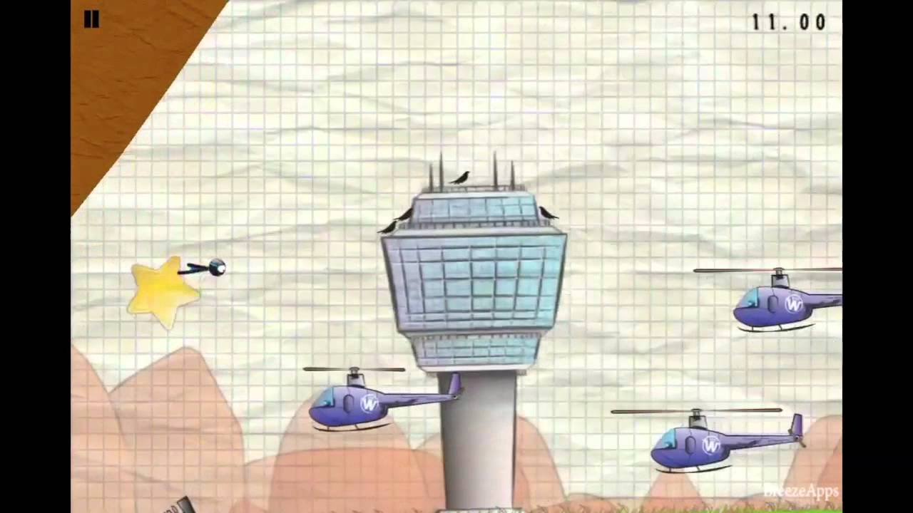 Wingsuit Stickman Aerodrome Walkthrough (Level 16 iphone, ipod touch ...