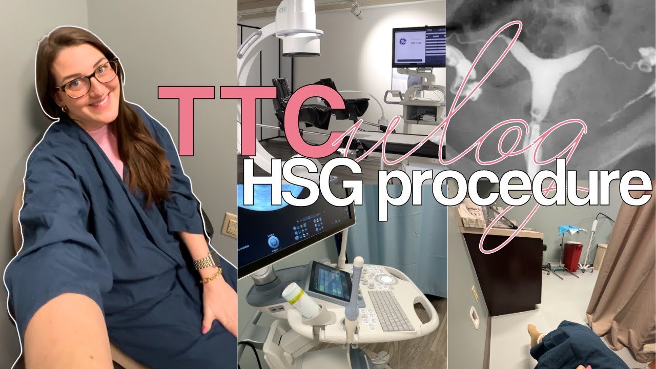TTC VLOG🎀 I had the HSG procedure... AGAIN. | my experience this time ...