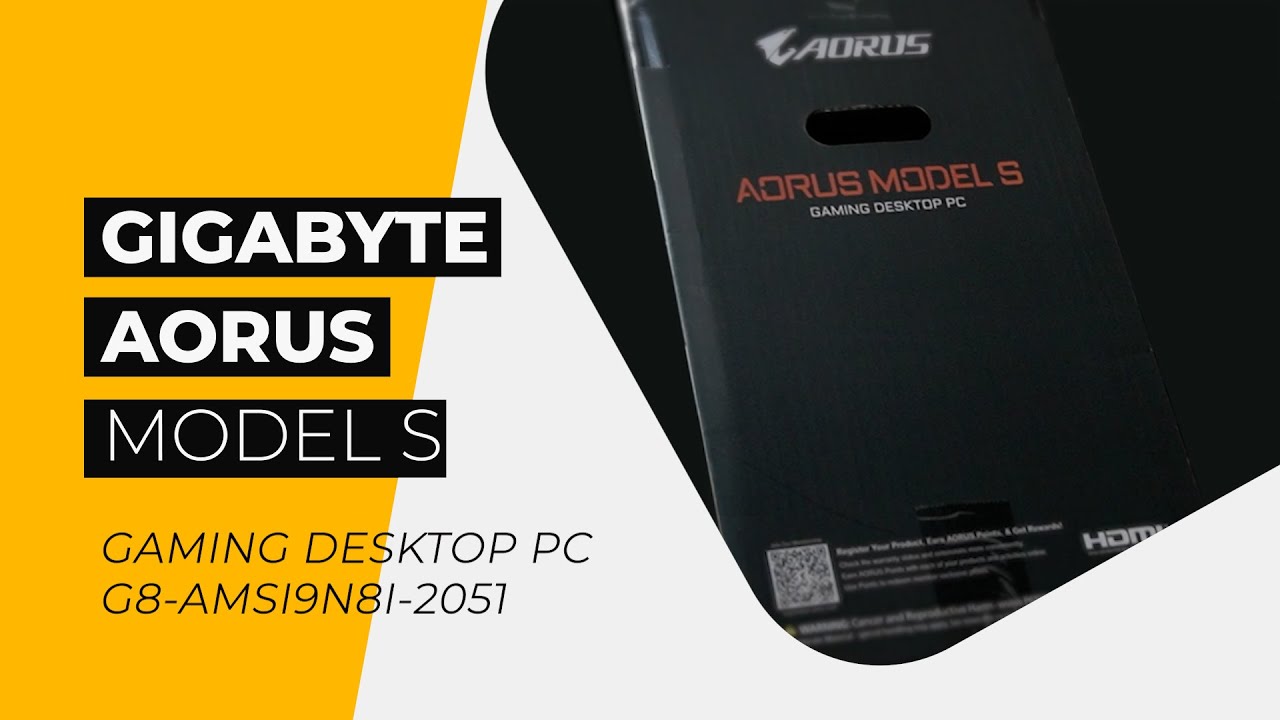 🎁GIGABYTE AORUS MODEL S - GAMING DESKTOP PC G8-AMSI9N8I-2051 - YouTube
