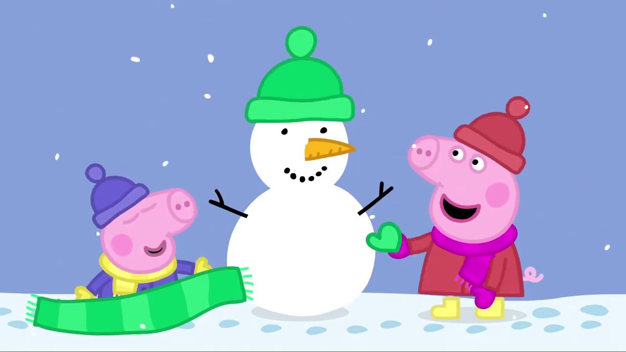 Peppa Pig en Español | Jugemos en la nive | Pepa la cerdita - YouTube