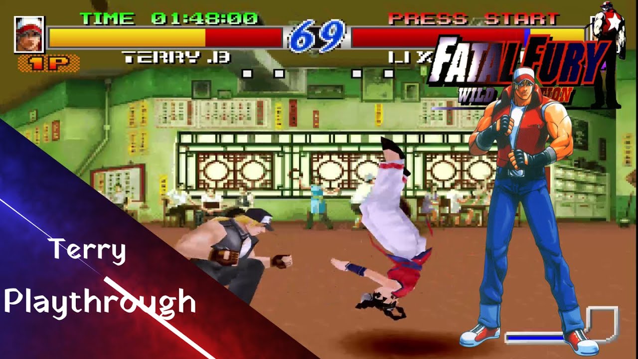 Fatal Fury: Wild Ambition - Terry Bogard playthrough (PS1) longplay ...