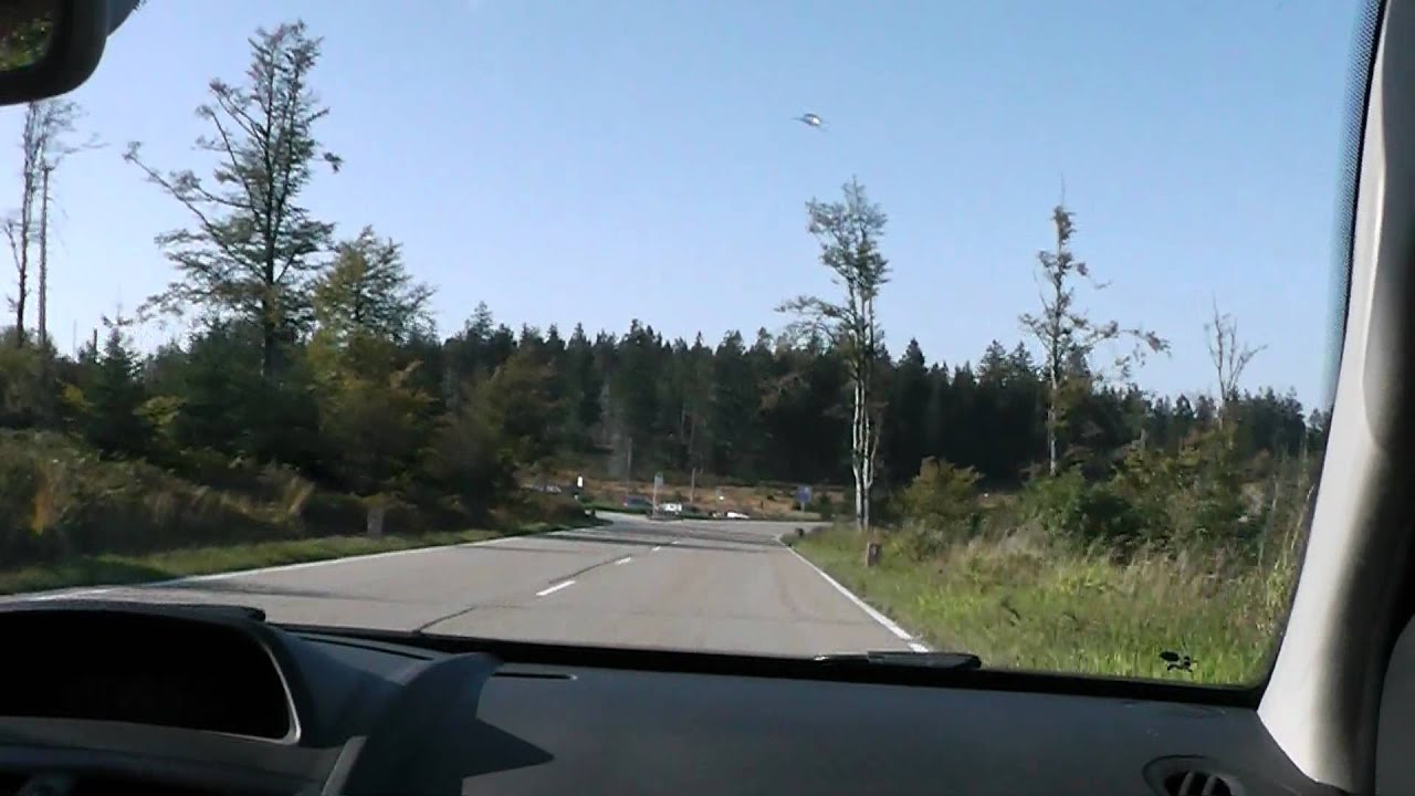 Fahrt auf der B500 - Schwarzwaldhochstraße - YouTube