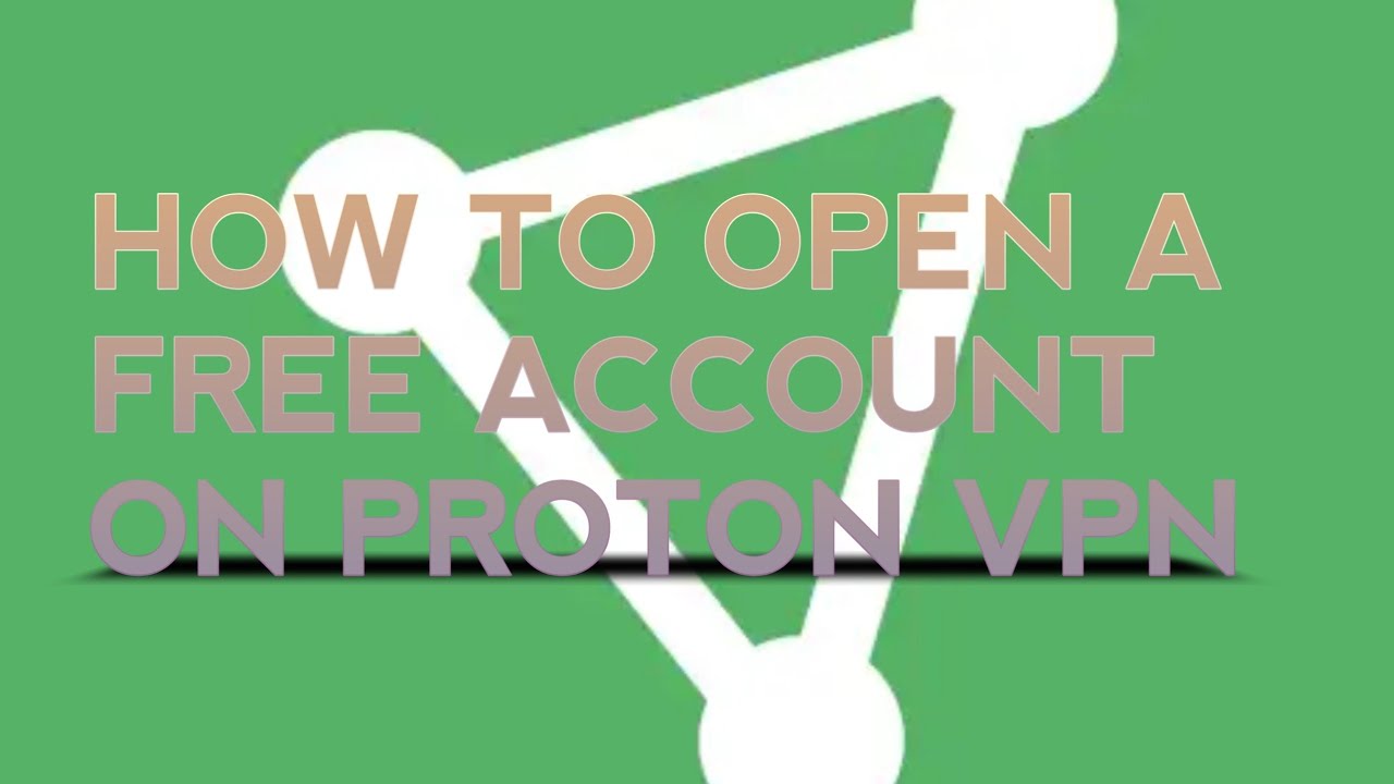 How to create a free account on Proton VPN - YouTube