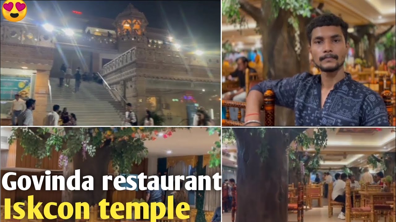 Patna Iskcon temple || Govinda restaurant 😍 || यहां मिलेगा unlimited ...