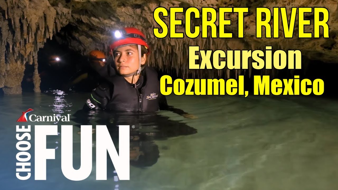 Carnival Cruise Lines Amazing Secret River in Cozumel, Mexico - YouTube