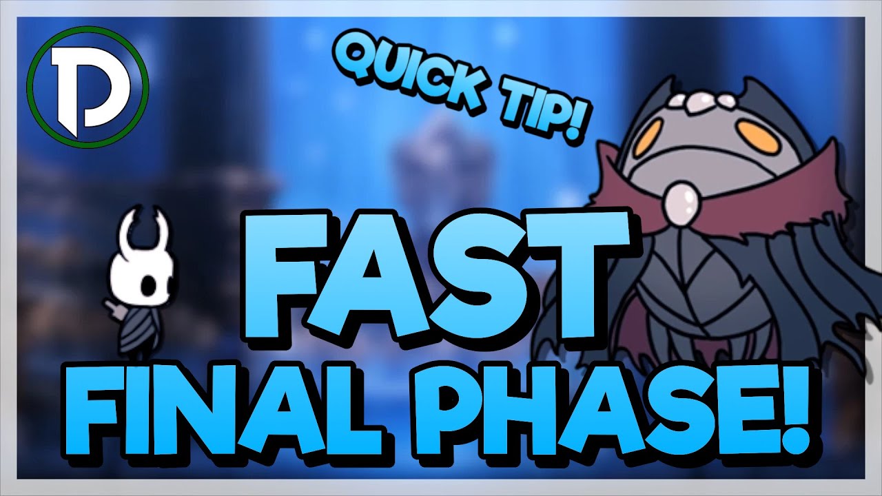 QUICK TIP! - DESTROY Soul Master during his dive phase! - Hollow Knight ...