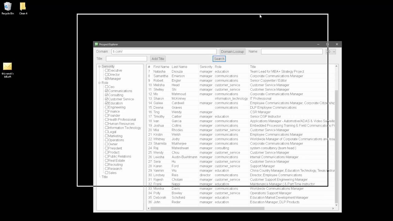 Company and Contact lookup via Clearbit API - YouTube
