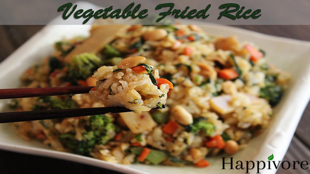 Happivore - Vegetable Fried Rice - YouTube