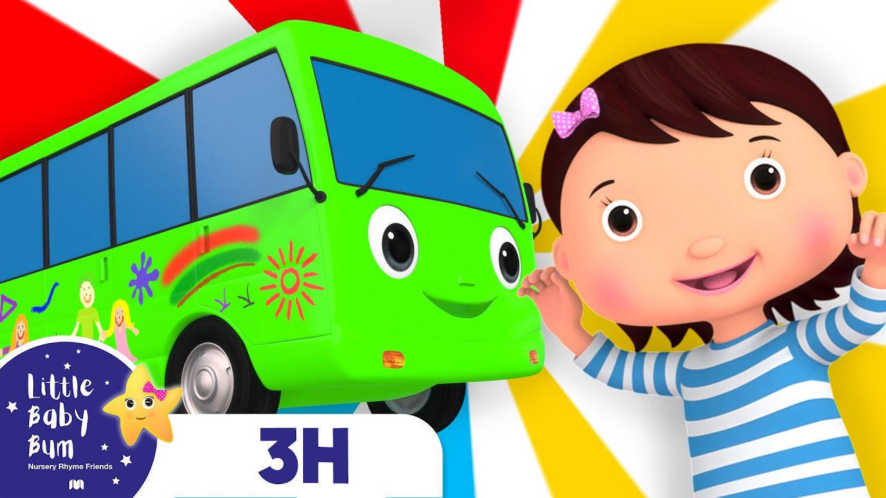 [3H LOOP] Wheels On The Bus ! | 3D Vehicle |🚌Wheels on the BUS Songs! 🚌 ...