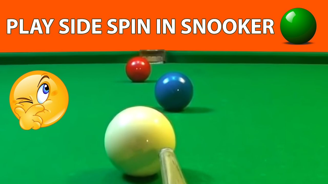 how to showing off and play side spin in snooker - YouTube
