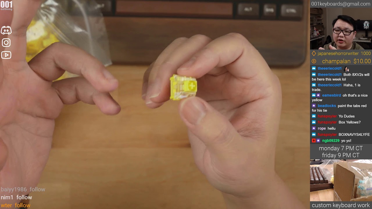 Unboxing: Sakurio, Rosélio, Zilent, Linjär, BOX Noble Yellow, Gateron ...