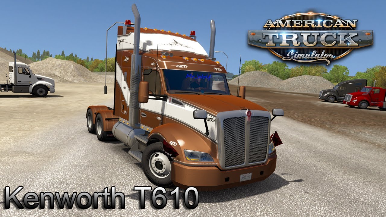 American Truck Simulator ATS | Mod 🚛 Kenworth T610 - YouTube