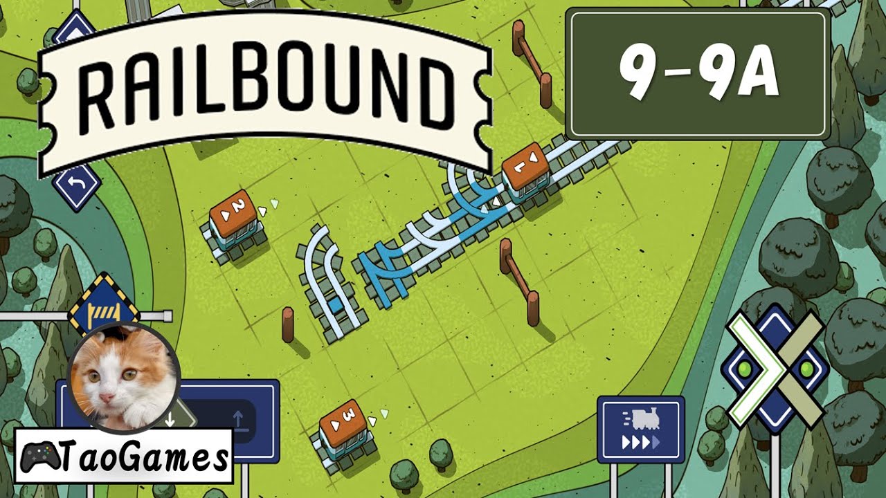 【軌道連結】 9-9A 攻略 ｜ Railbound ｜ 遊戲小濤 - YouTube