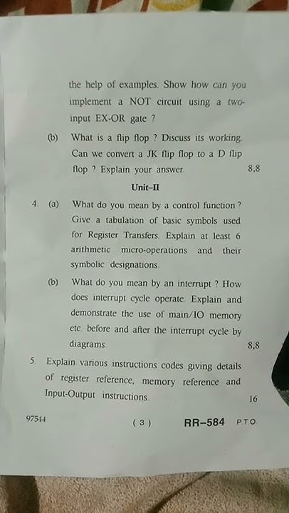 m.sc 1st mdu computer science ,computer organization and architecture ...