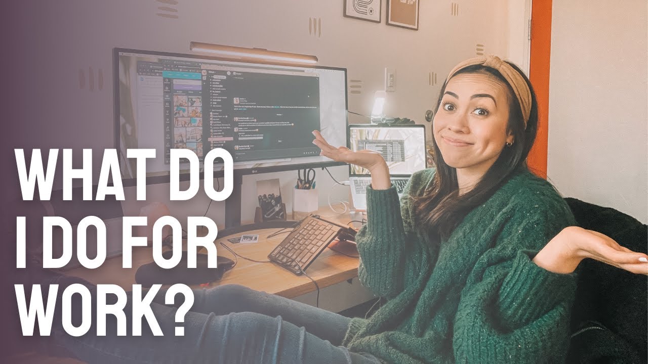 Desk tour + what I do for work | Dest Vlogs - YouTube