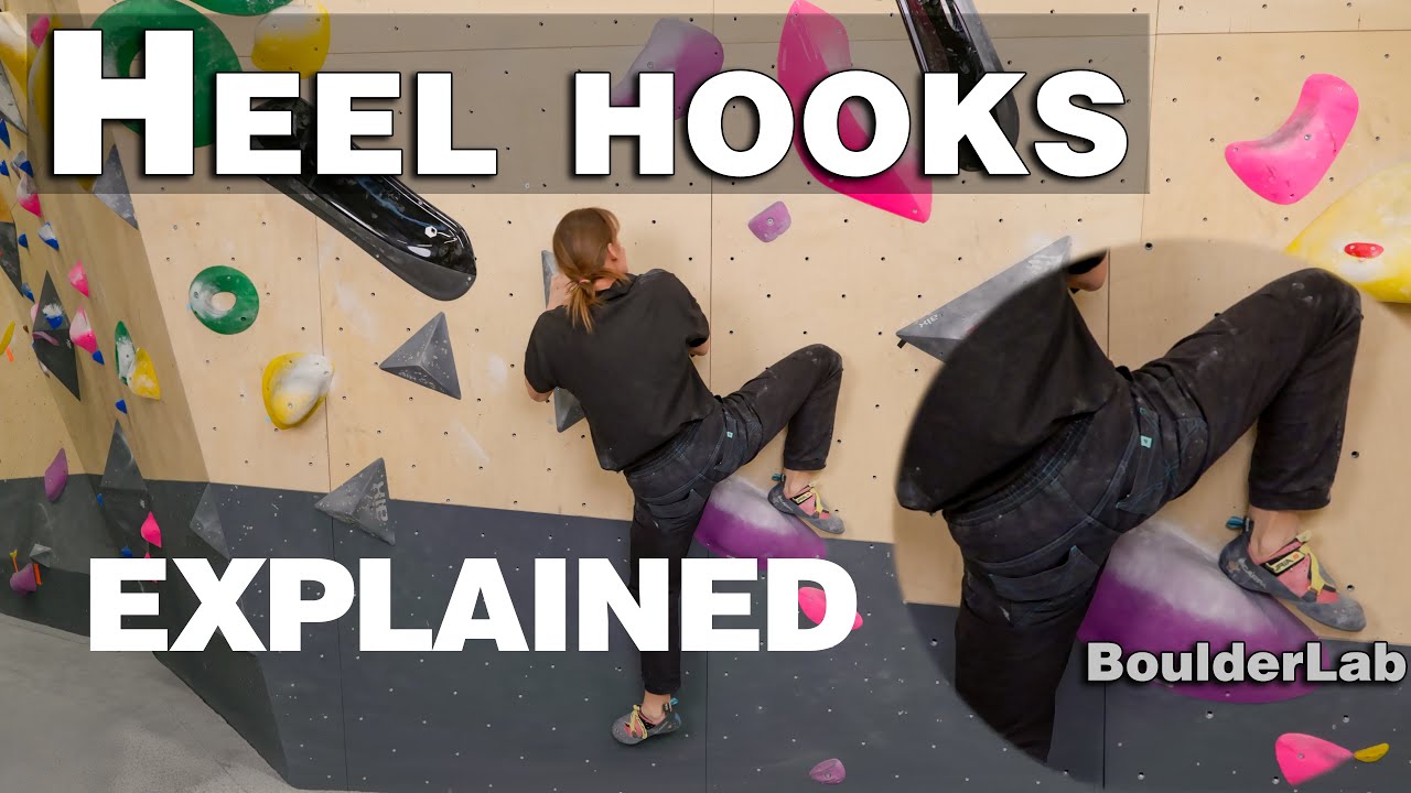 Learn how to heel hook when climbing at the bouldering gym with Boulder ...