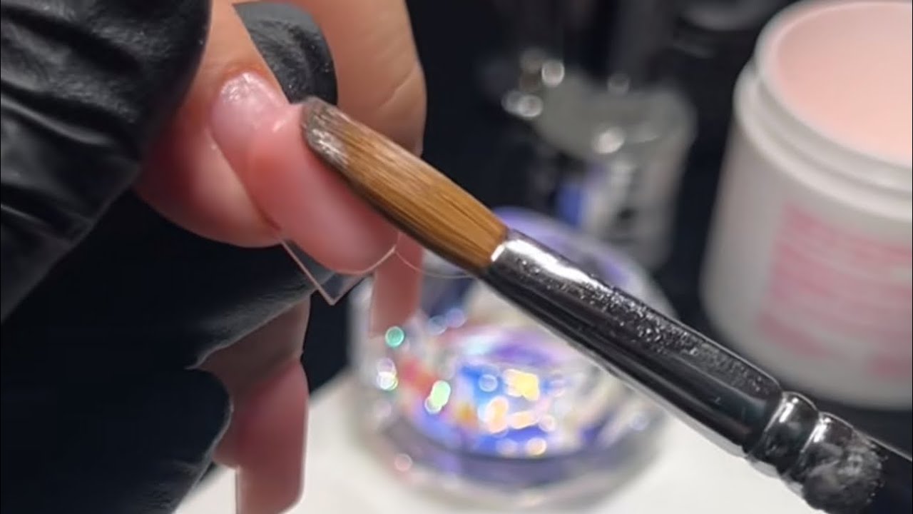 Step by Step Acrylic Nails Tutorial - YouTube