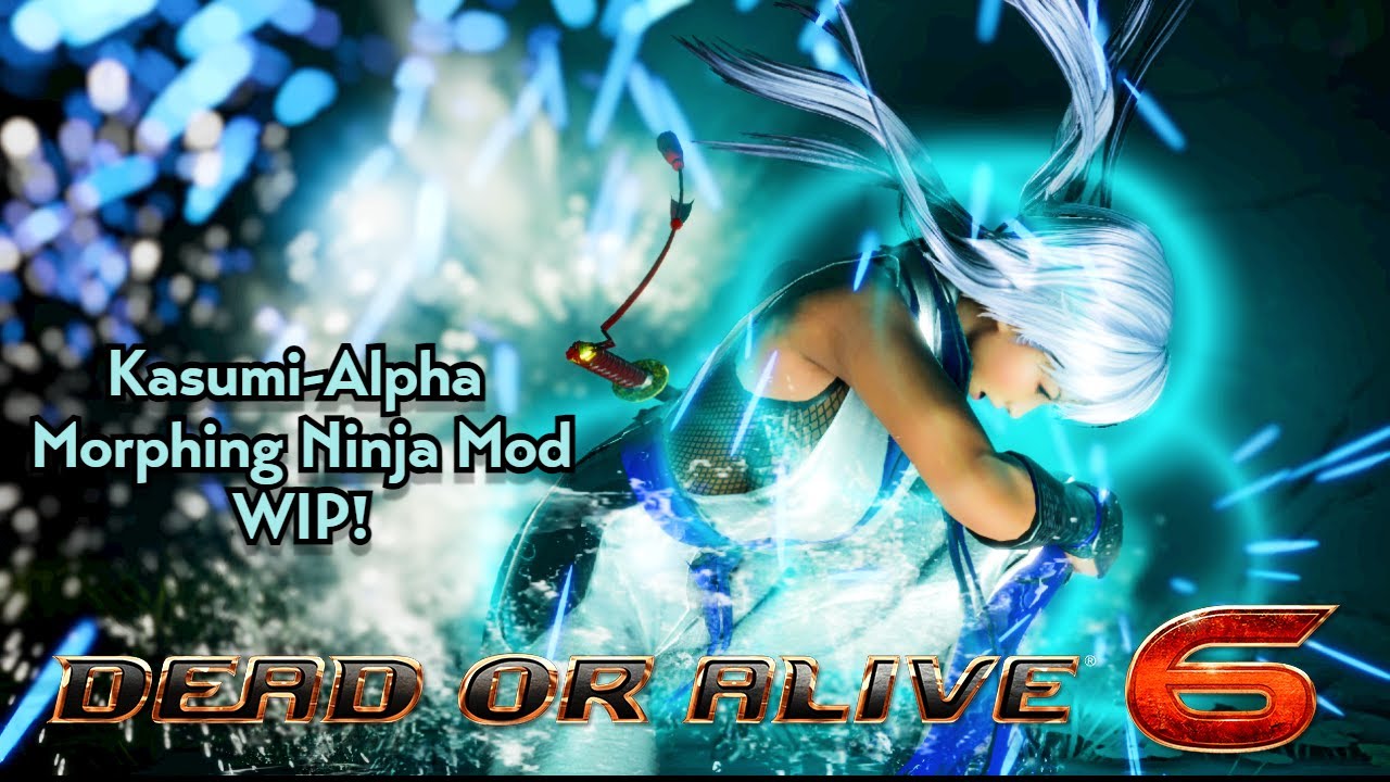 DOA6: Kasumi-Alpha Morphing Electric Ninja Mod (WIP) - YouTube