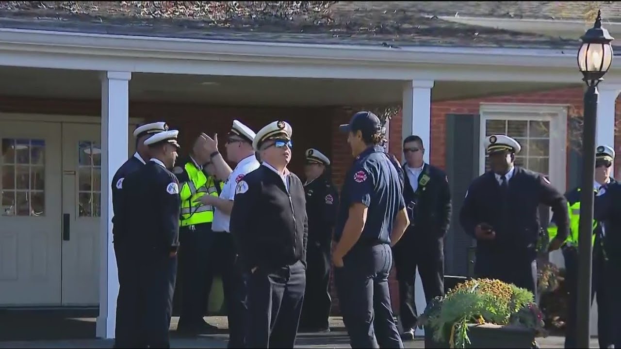 Procession for fallen CFD firefighter Andrew Price on Wednesday - YouTube
