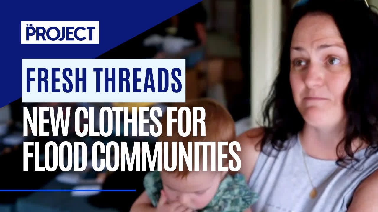 Mobile Charity Helps Flood Communities By Getting The New Clothes - YouTube