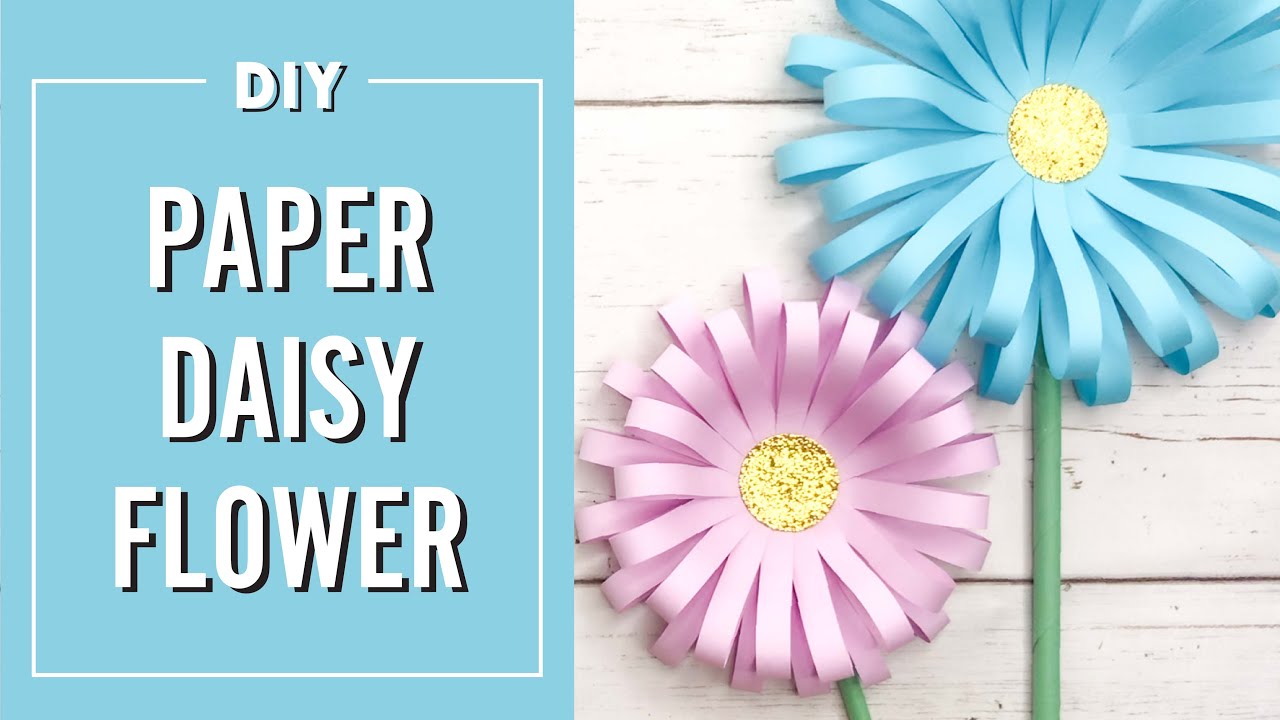 Easy Paper Daisy Flower Kids Craft And Activities Kids DIY Gift For easy-paper-daisy-flower-kids-craft-and-activities-kids-diy-gift-for