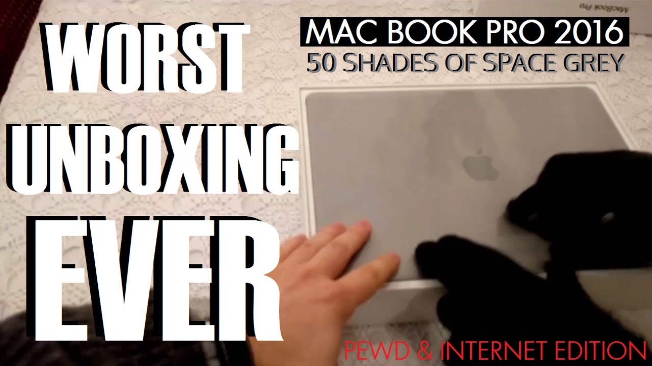 Apple's 13" Mac Book Pro 2016 Worst Unboxing Ever (Pwed and Internet ...
